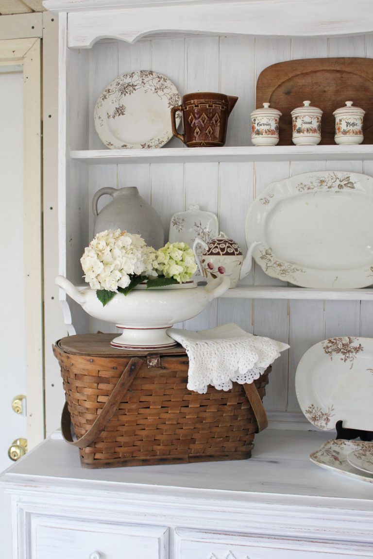 Adding Farmhouse Charm by Decorating With Baskets - The Cottage Market