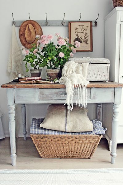 Adding Farmhouse Charm by Decorating With Baskets - The Cottage Market