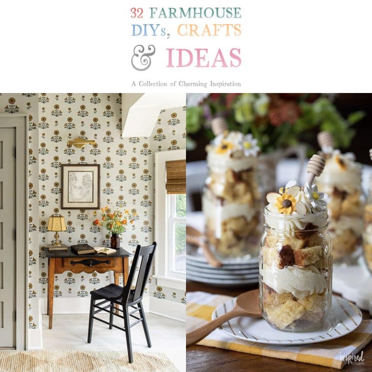 32 Farmhouse DIYs, Crafts, & Ideas: A Collection of Charming ...