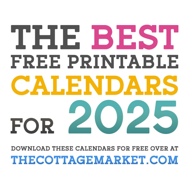 Printable Freebie Gallery: Wall Art, Calendars, Lists | The Cottage Market